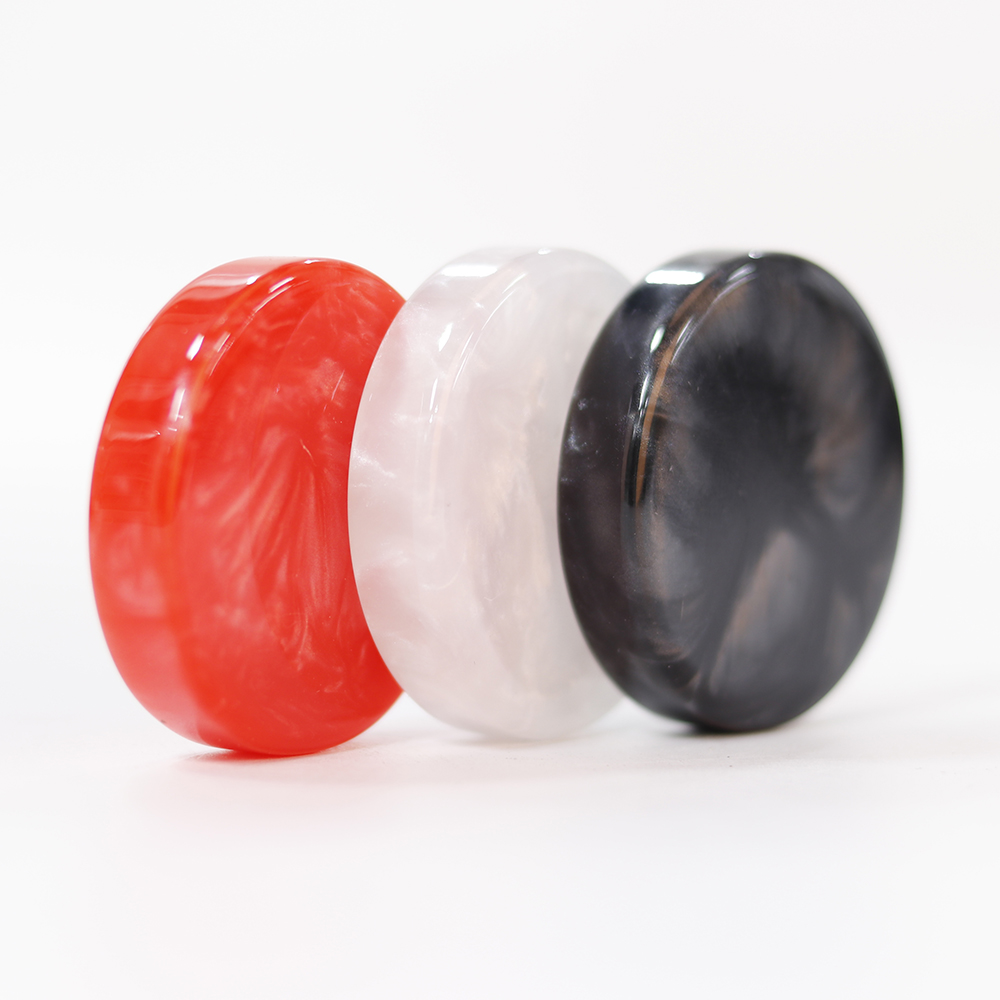 Backgammon checker color chart marble and pearl finish