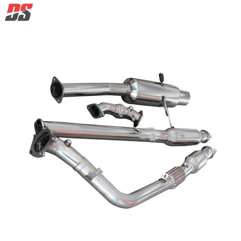 High performance racing car exhaust system for SUBARU WRX STi 02-07