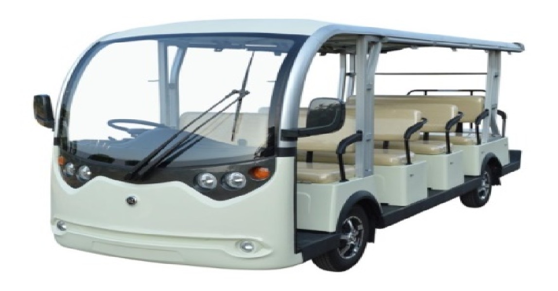 LVTONG 14 seater shuttle bus with half door,Guangdong Lvtong New Energy ...