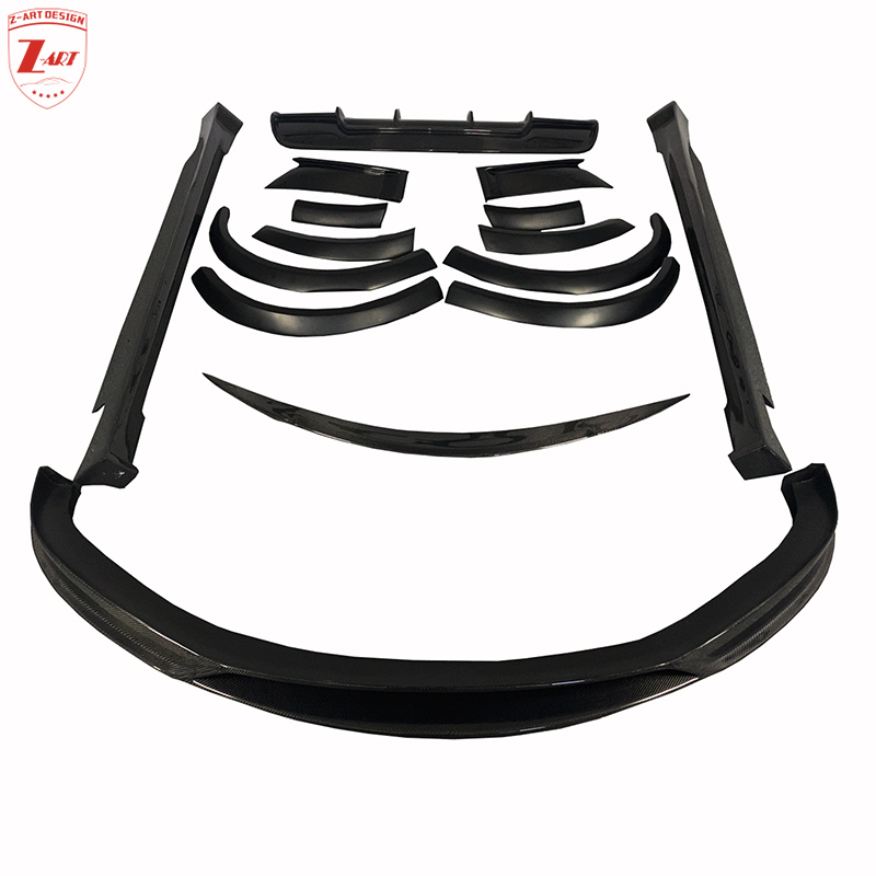 Tesla Model S wide body kit carbon fiber aerokit