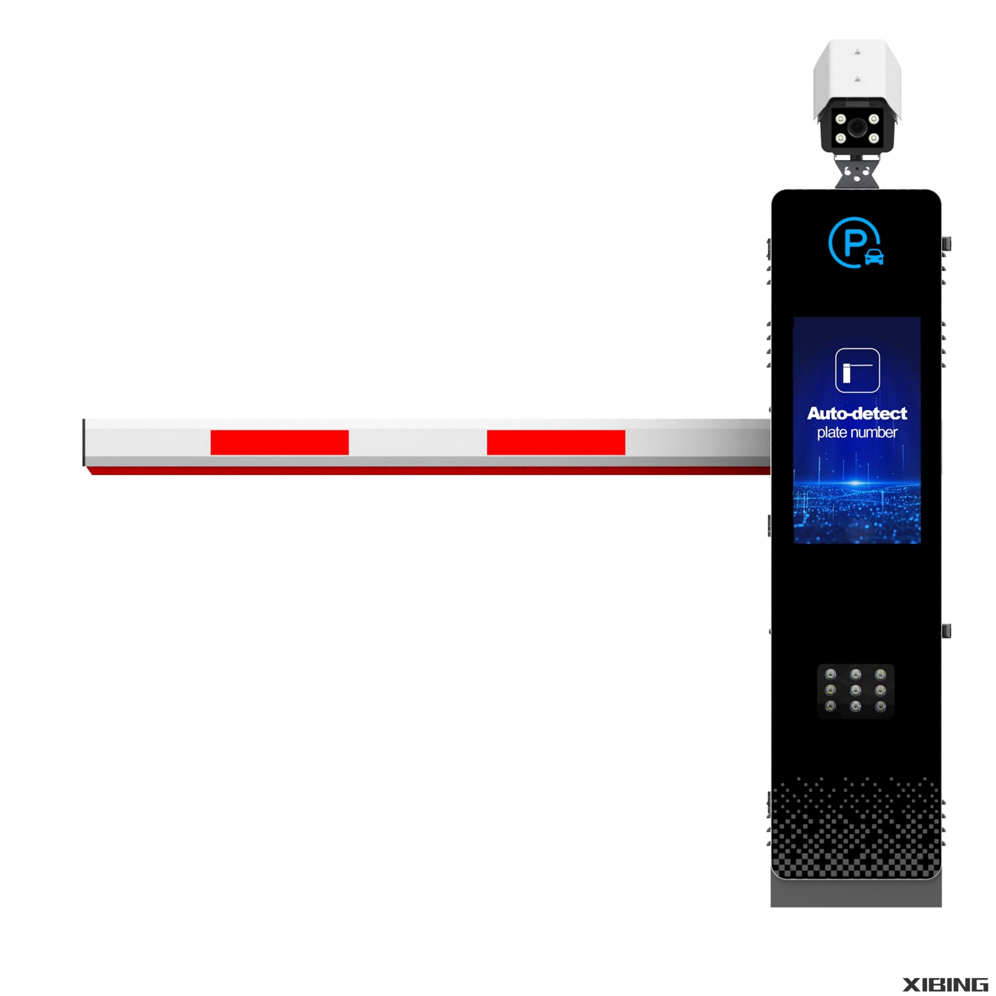 ANPR All-in-One Barrier Gate Machine: High-performance Parking ...